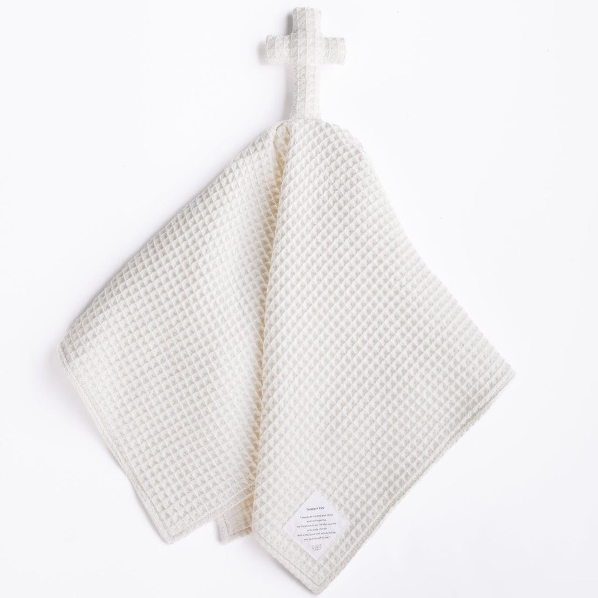Cross Lovey Organic Cotton — Treasured Accents