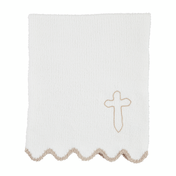 Cross Chenille Blanket — Treasured Accents